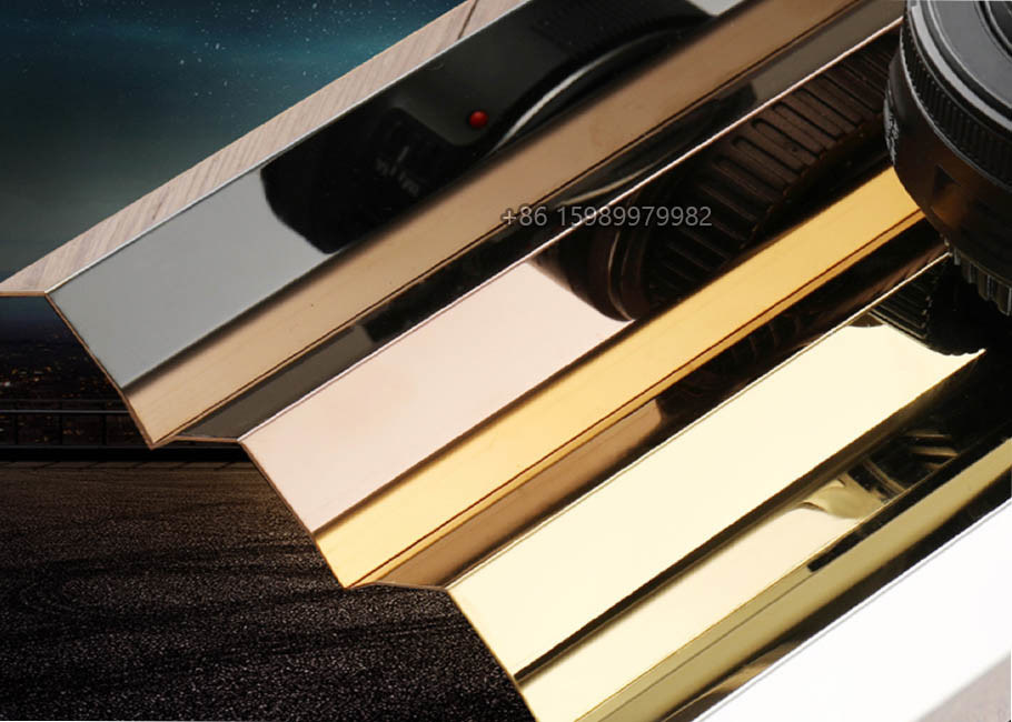 L Shaped 12mm Stainless Steel Tile Trim , Stainless Steel Edging Strip ...