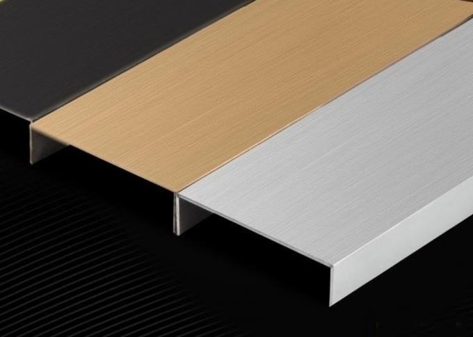 SS304 U Channel Moulding , u Shaped Trim Molding 10x20x10 ...